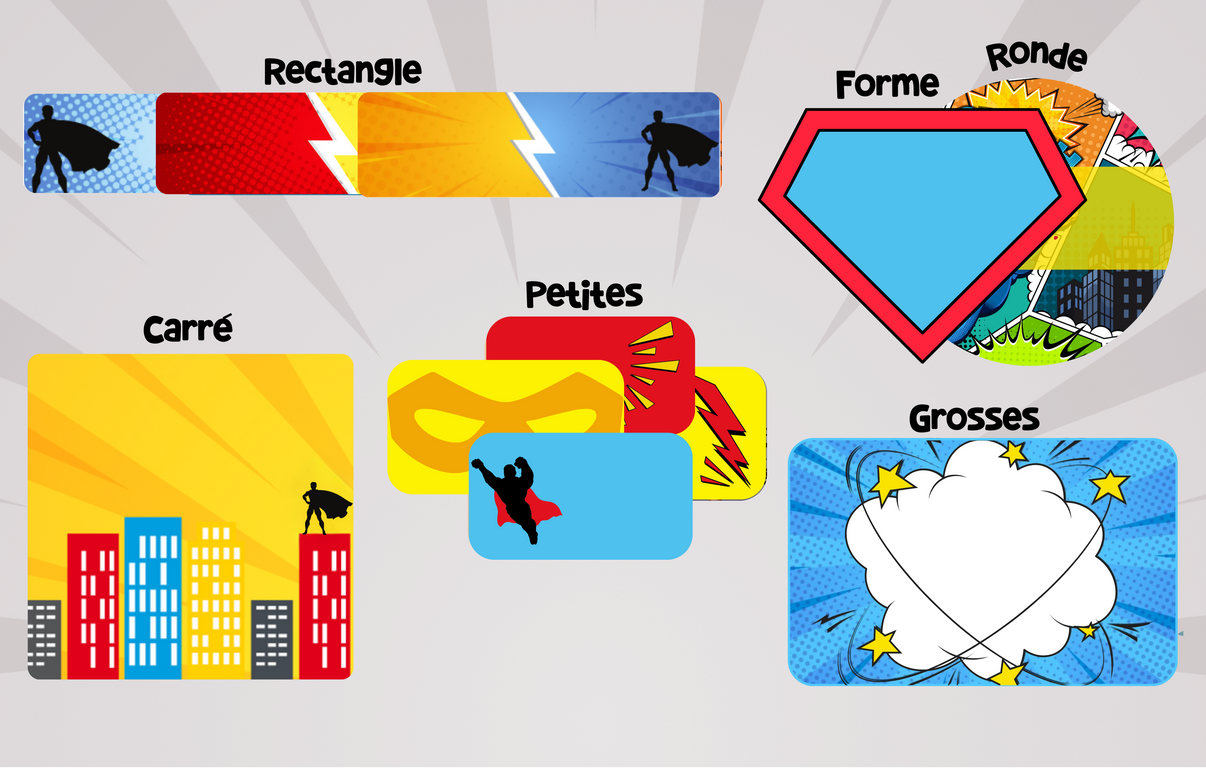 Super-héros! Ensemble de base – Encre toi et moi
