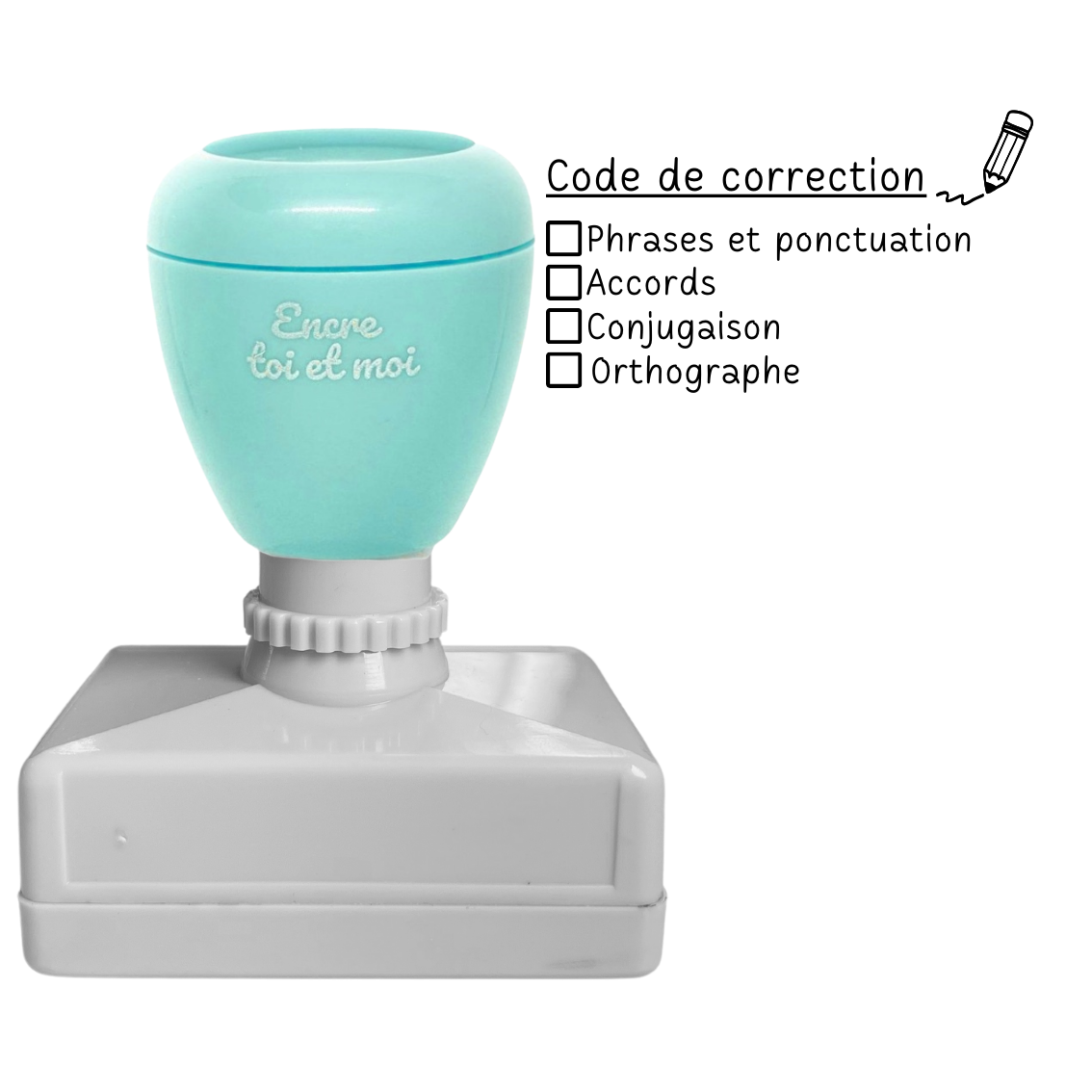 Liste à cocher Code de correction – Encre toi et moi